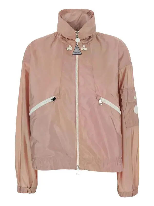 Moncler Marmacy Hooded Zip-up Jacket - Pink