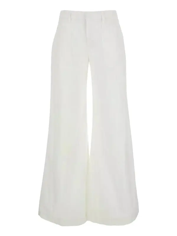 MERCI Wide-leg Palazzo Pants - White