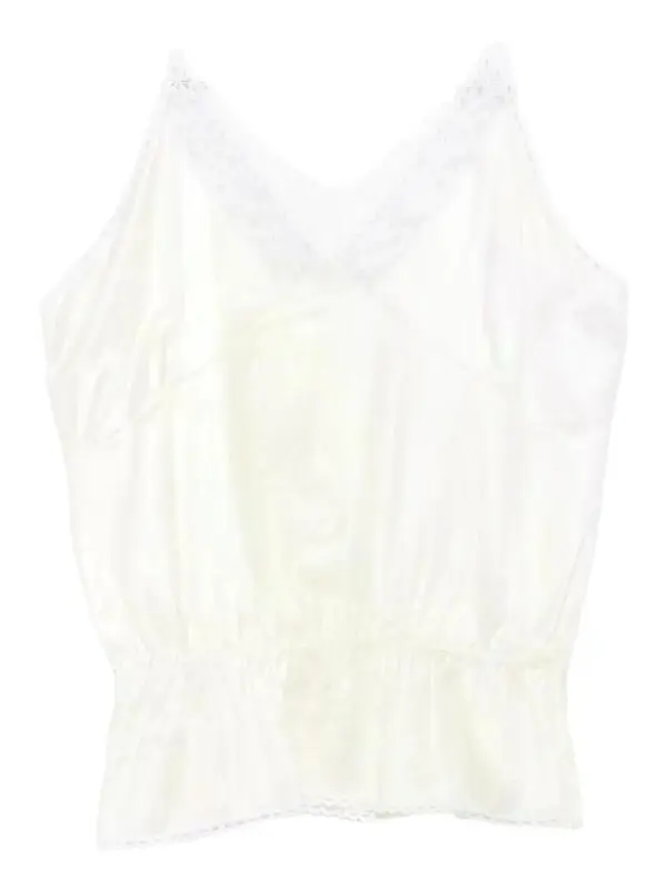 Magda Butrym Lace Trim Camisole - White