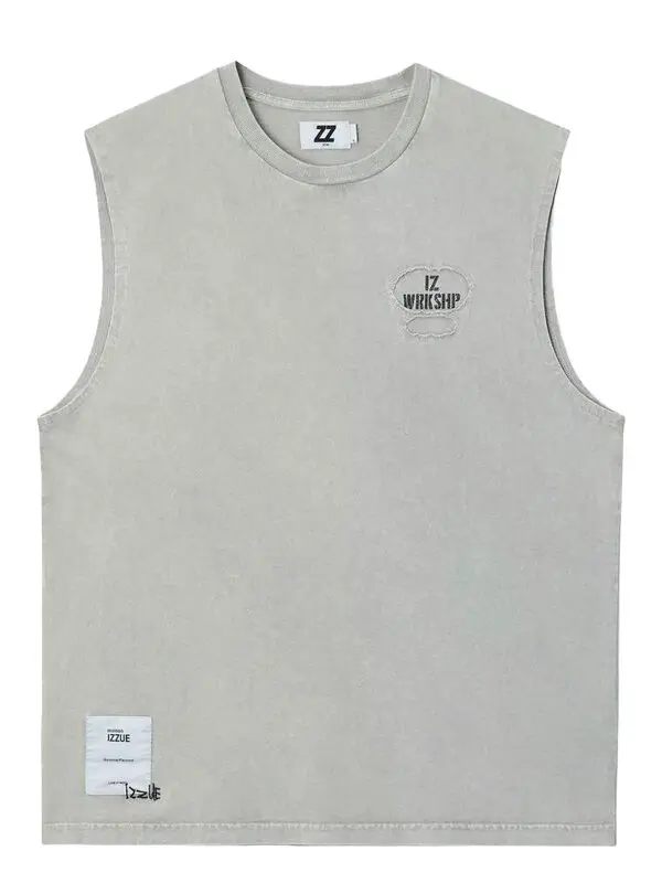 Izzue Sleeveless T-shirt - Grey