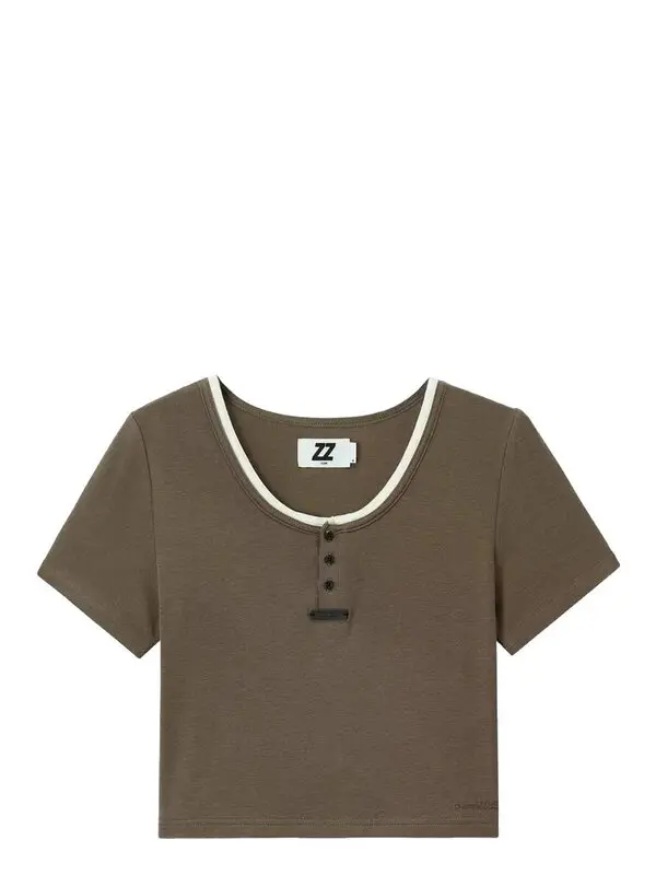 Izzue Short-sleeved T-shirt - Brown
