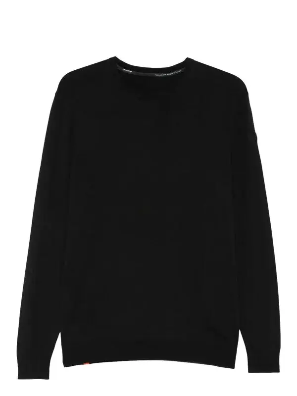 RRD Ribbed Crew Neck Sweater - Black
