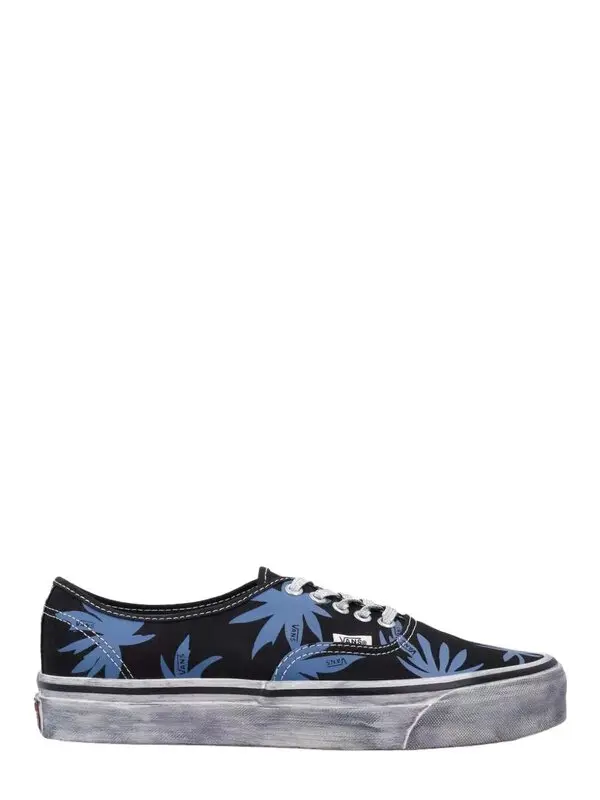 VANS Premium Authentic Print Sneakers - Black