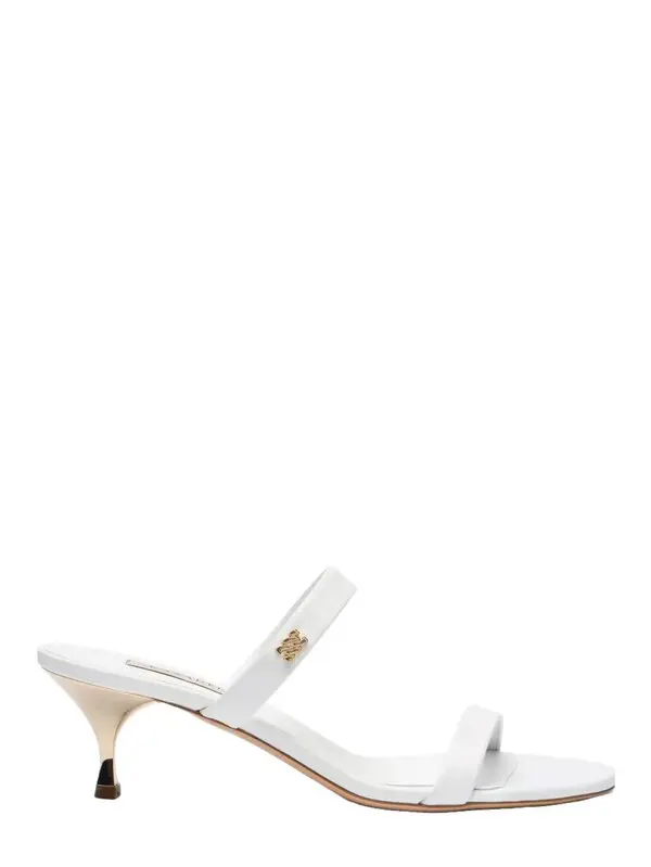 Casadei Julia Heeled Sandals - White