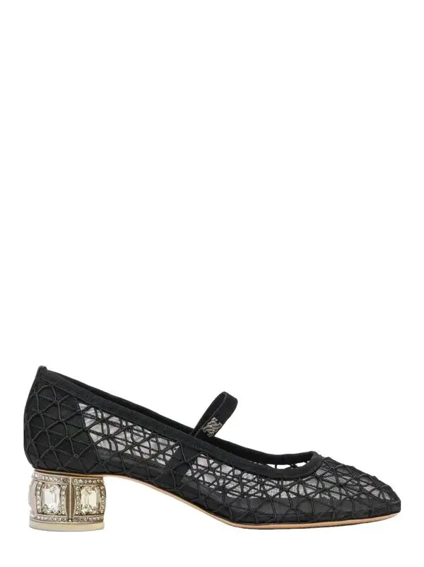Casadei Belle Epoque Jewel-heel Pumps - Black
