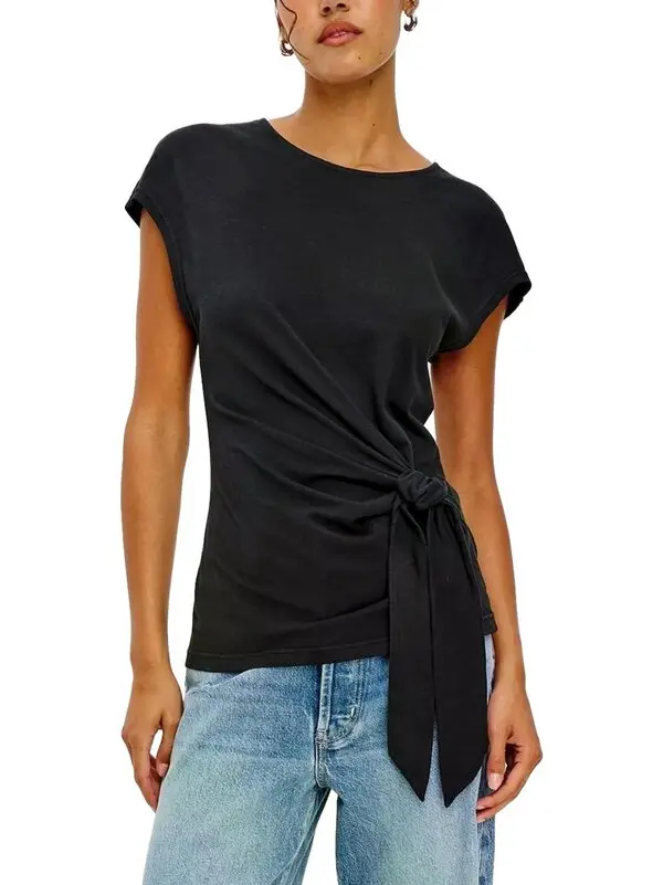 Rails Tie-waist T-shirt - Black