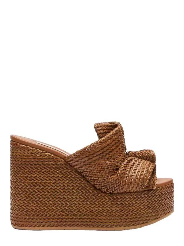 Casadei Aruba Wedge Sandals - Brown