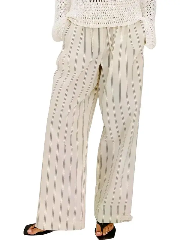 Rails Striped Fulham Trousers - Neutrals