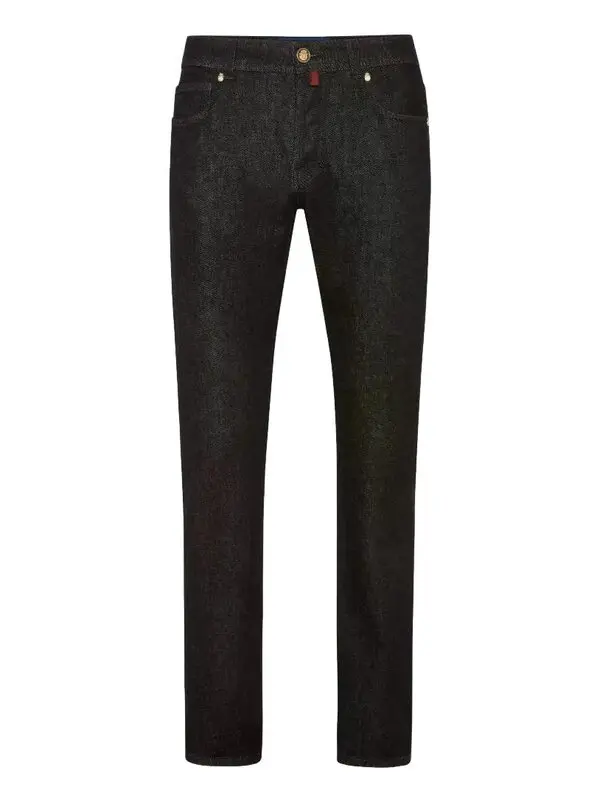 BILLIONAIRE Straight-cut Trousers - Black