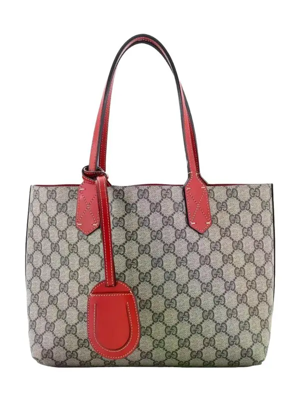 Gucci Reversible Gg Print Small Tote Bag - Red
