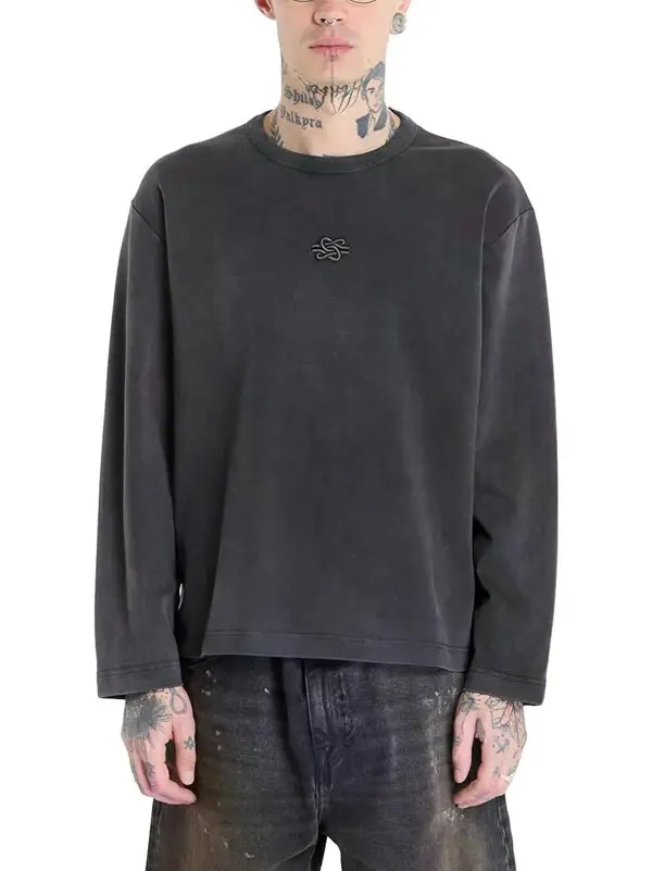 Filling Pieces Boxy-fit Long-sleeve T-shirt - Black