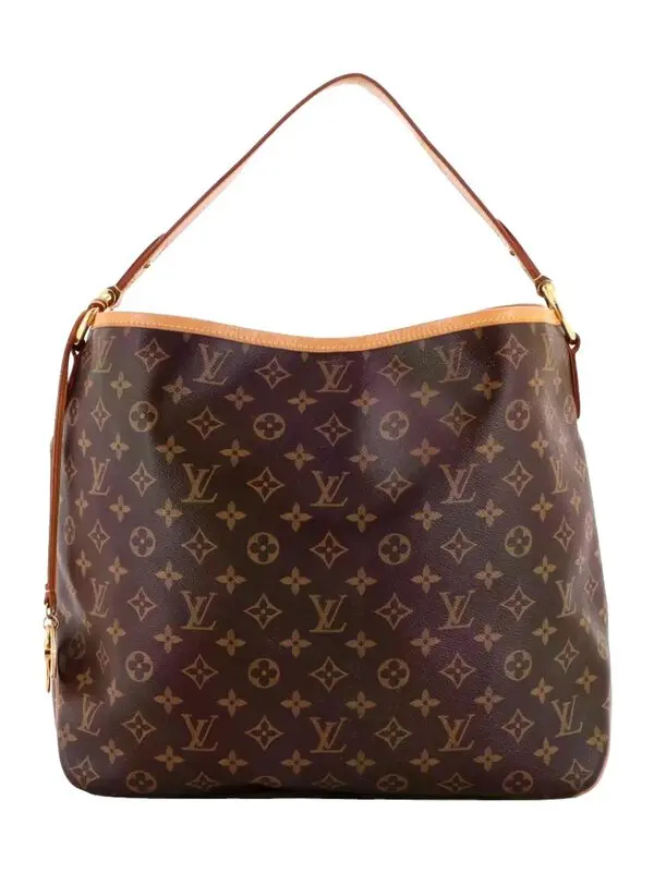 LOUIS VUITTON Delightful Nm Handbag Monogram Canvas Mm Hobo - Brown