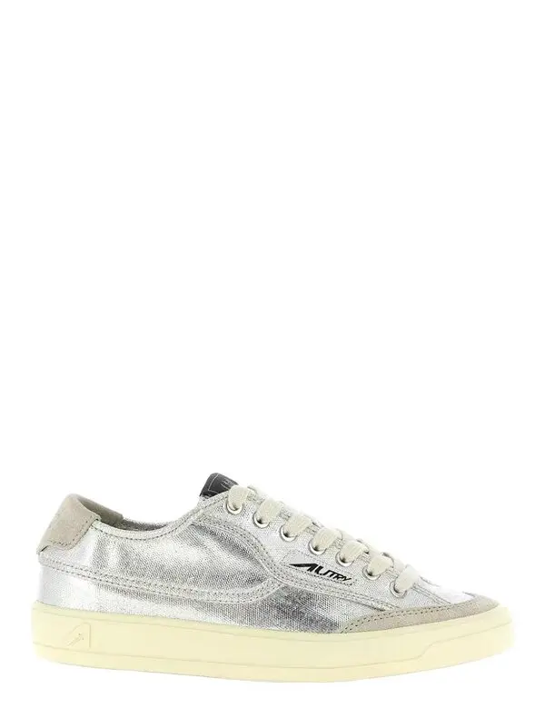 AUTRY Windscape Metallic Sneakers - Silver