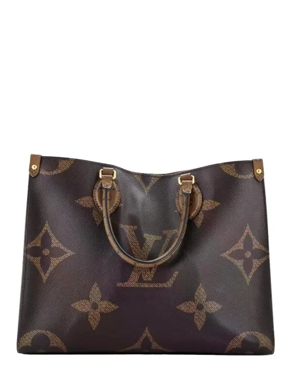 LOUIS VUITTON Onthego Reverse Monogram Giant Mm Tote Bag - Brown