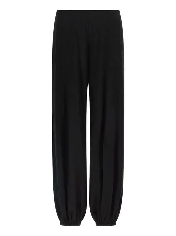 THE ROW Fiamma Track Trousers - Black