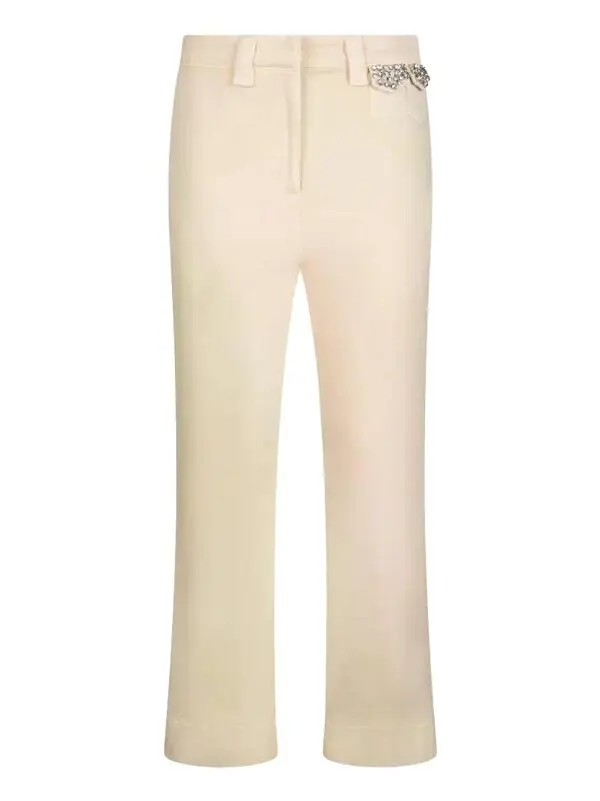 Liu Jo Mid-rise Cropped Trousers - Neutrals