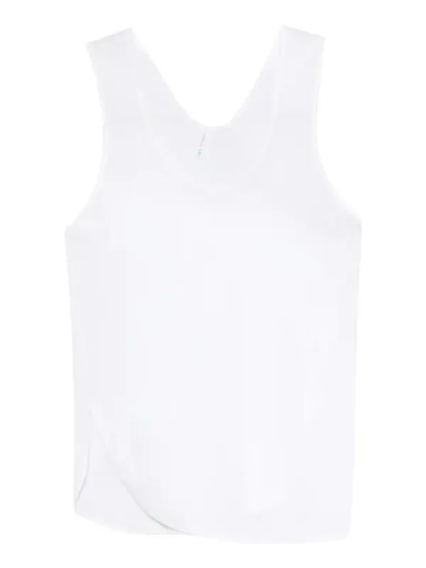 DANIELE FIESOLI Sleeveless Scoop-neck Top - White
