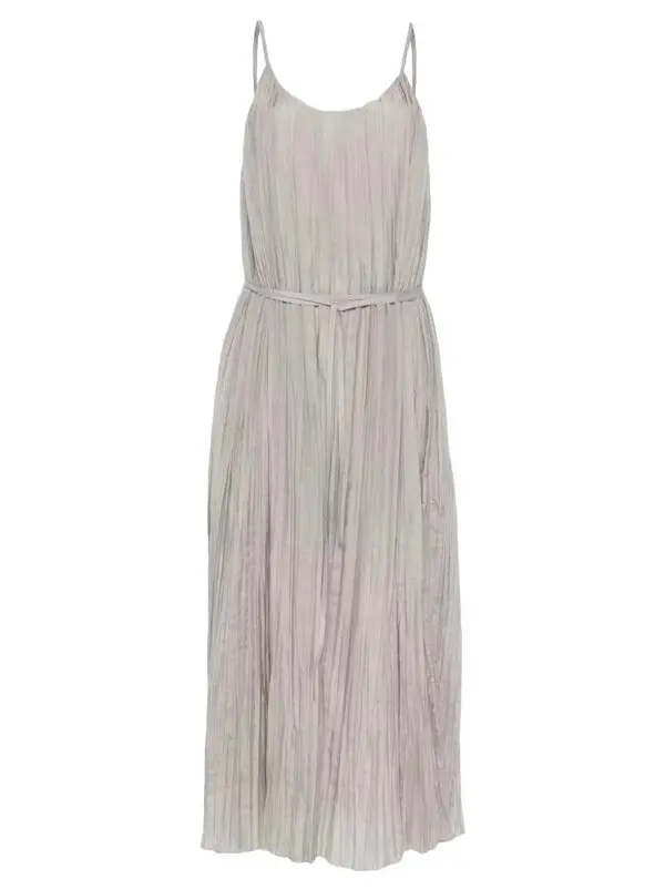 DANIELE FIESOLI Plissé Maxi Dress - Grey