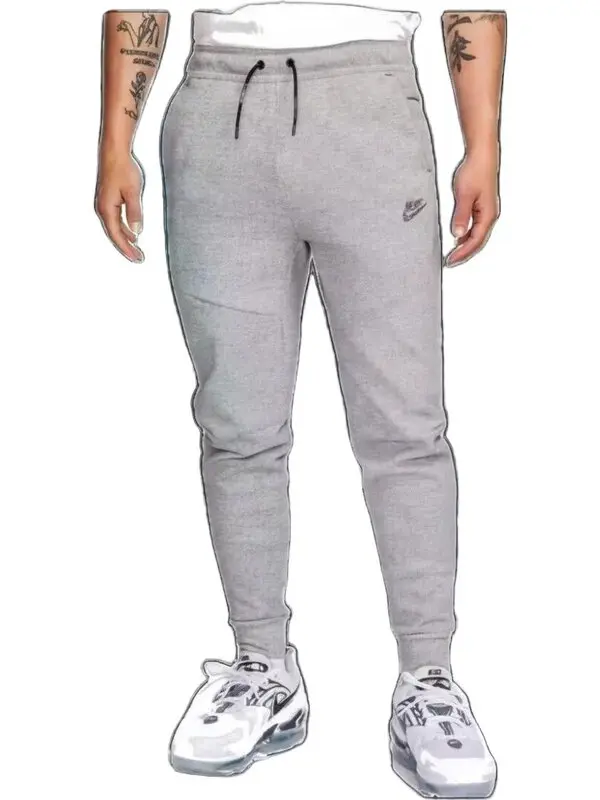 Nike Tech Fleece Drawstring-fastening Track Pants - Grey