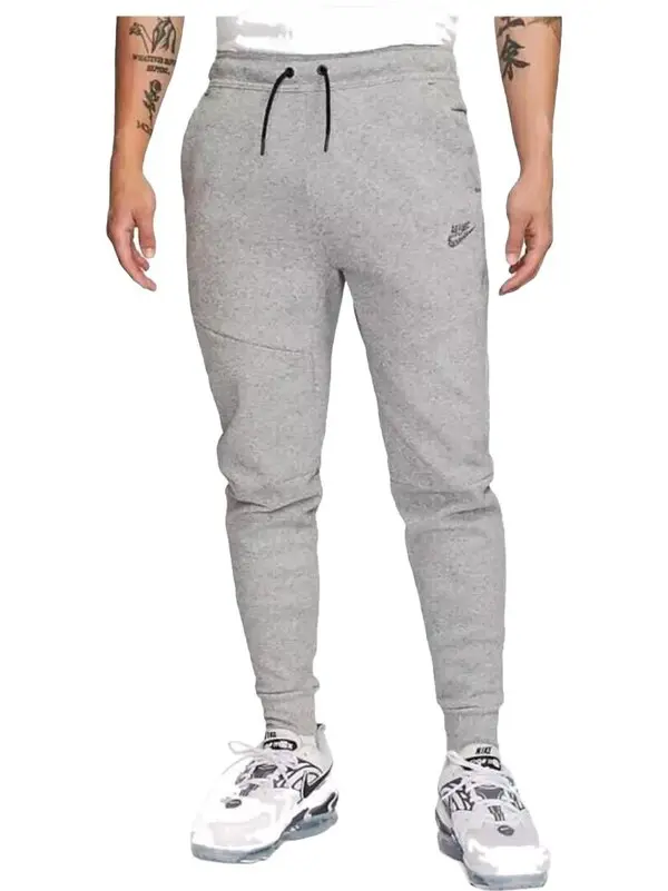 Nike Tech Fleece Drawstring-fastening Track Pants - Grey