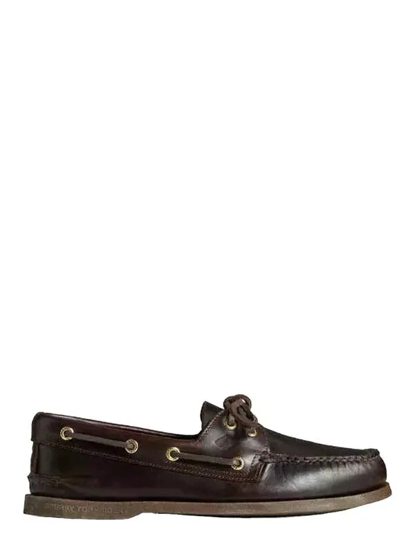Sperry Soft Leather Boat Shoes - Brown