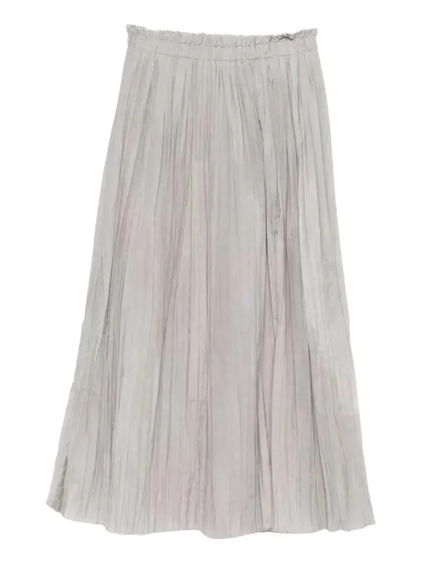 DANIELE FIESOLI Pleated Midi Skirt - Grey