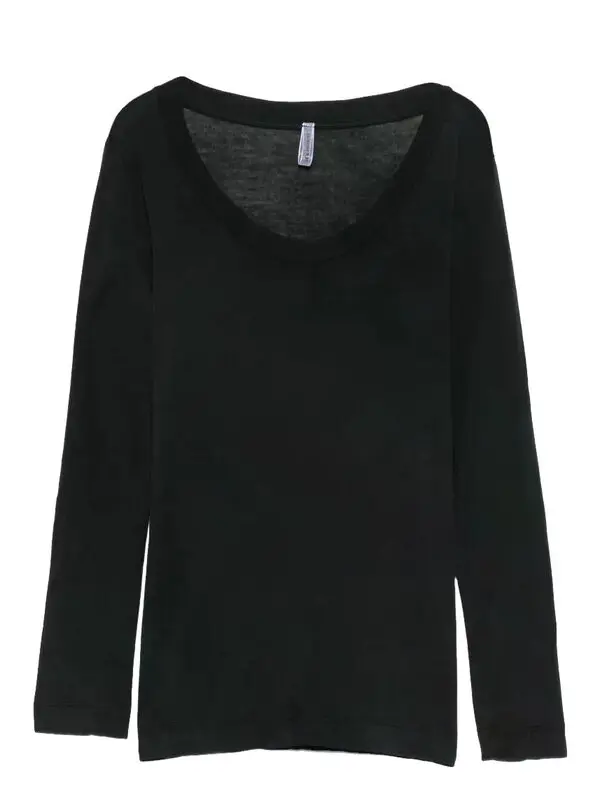 DANIELE FIESOLI Madonna Neckline T-shirt - Black
