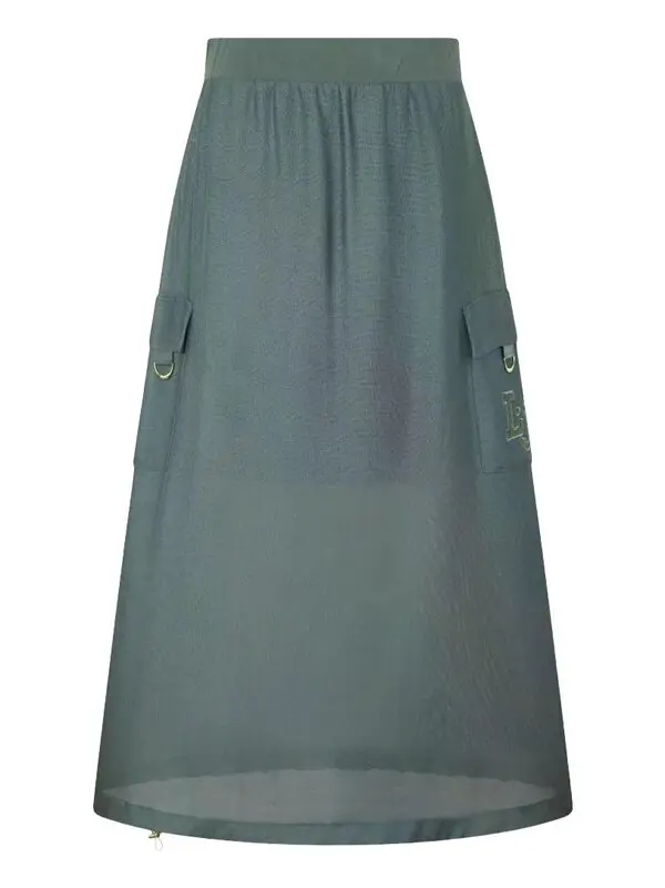 Liu Jo Patch-pocket Maxi Skirt - Green