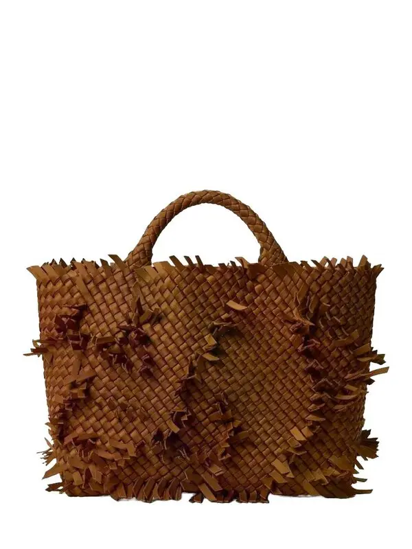 NAGHEDI St. Barths Woven Tote - Brown