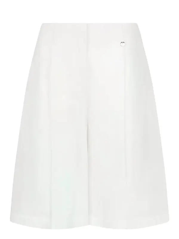 Liu Jo Poplin Bermuda Shorts - White