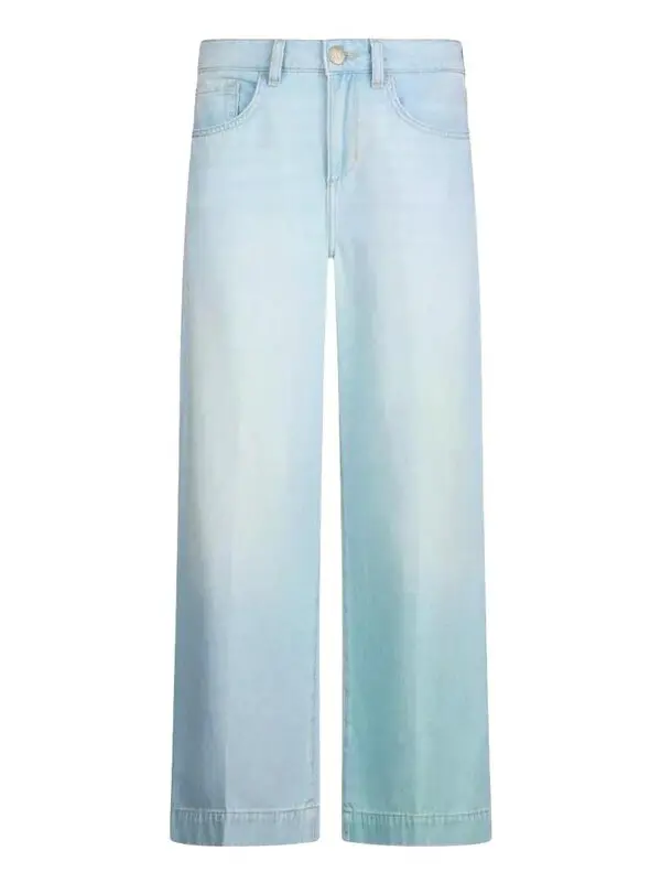 Liu Jo Flared Cropped Jeans - Blue