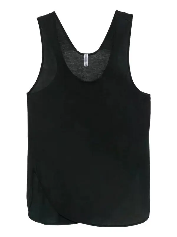 DANIELE FIESOLI V-neck Sleeveless Top - Black