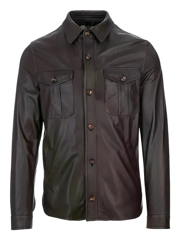KIRED Flap-pocket Overshirt - Brown