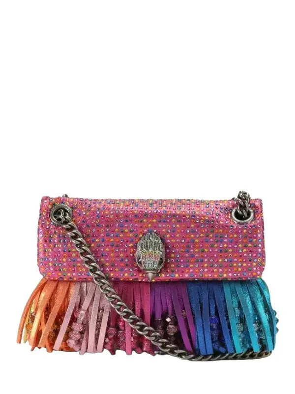 Kurt Geiger Mini Fringed Shoulder Bag - Pink