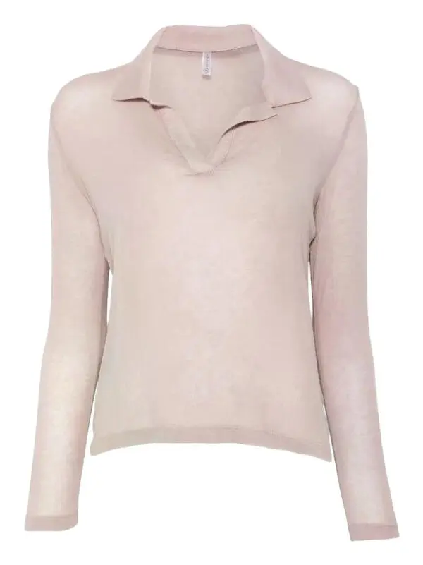 DANIELE FIESOLI Long-sleeve Polo - Pink