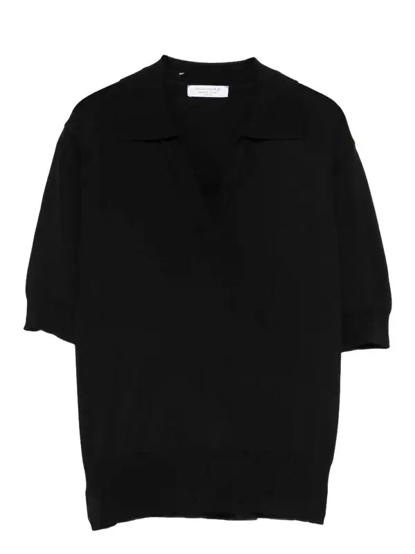 DANIELE FIESOLI V-neck T-shirt - Black