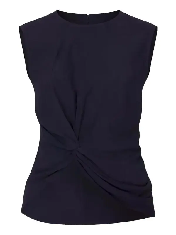 Liviana Conti Knot-detail Blouse - Blue