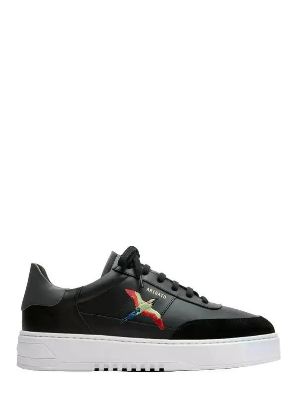 Axel Arigato Orbit B Bird Embroidery Sneakers - Black