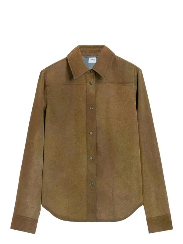 Aspesi Button-front Shirt - Brown