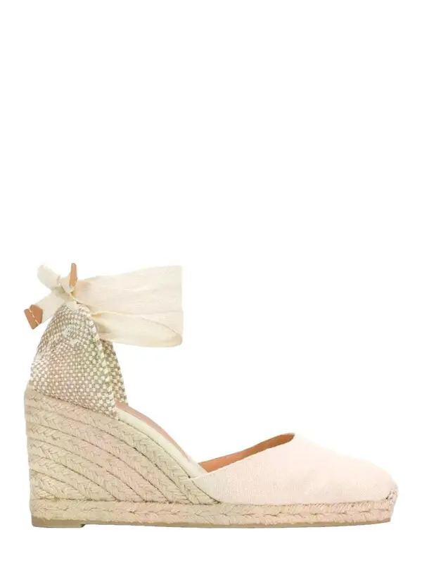 CastaÑer Carina Tie-ankle Espadrilles - White