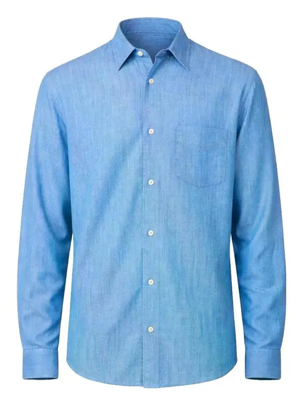Officine Générale Long-sleeved Shirt - Blue