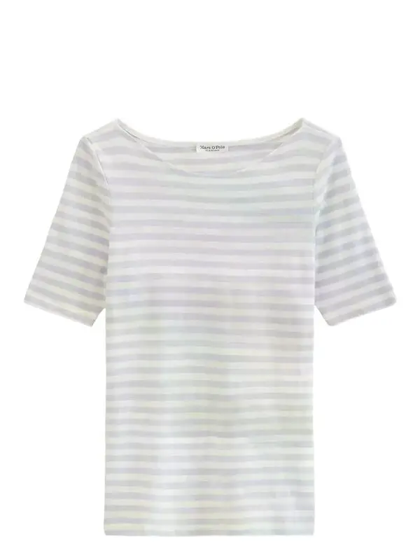 Marc O'polo Striped Short-sleeve T-shirt - Purple