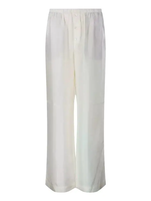 RÓHE Elastic-waist Trousers - White