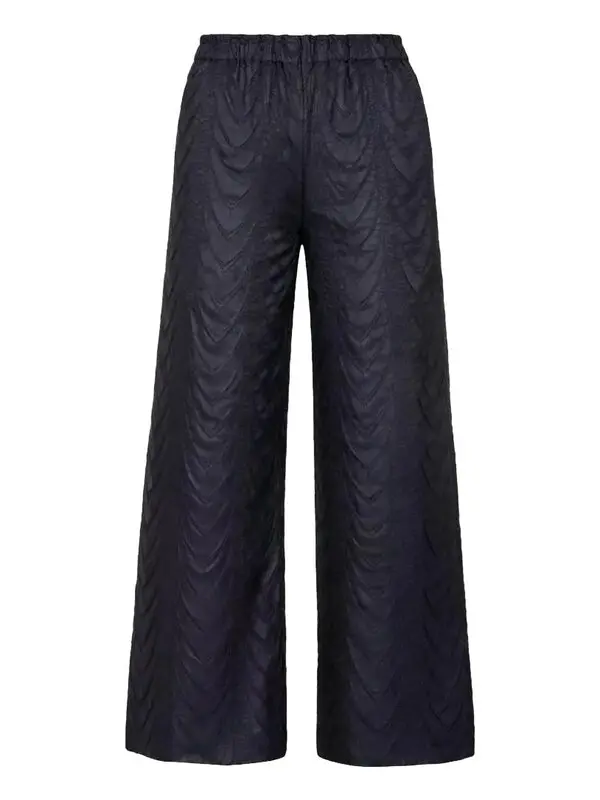 MEIMEIJ Patterned Trousers - Blue