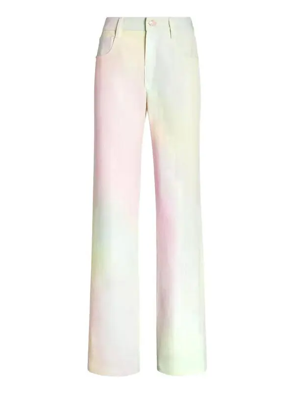 GENNY Drill Cotton Trousers - Pink