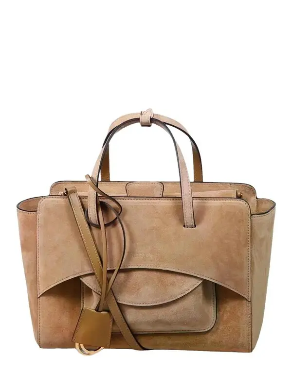 HIDESINS Flap Pocket Tote Bag - Neutrals