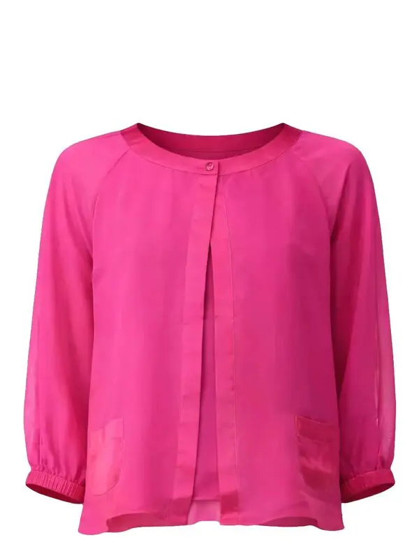 Emporio Armani Patch-pocket Blouse - Pink