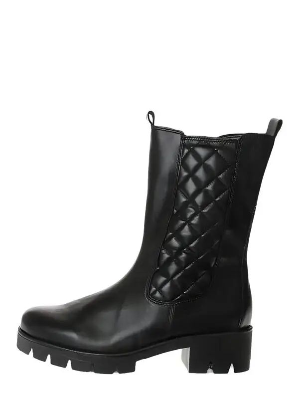 Gabor Quilted-design Boots - Black