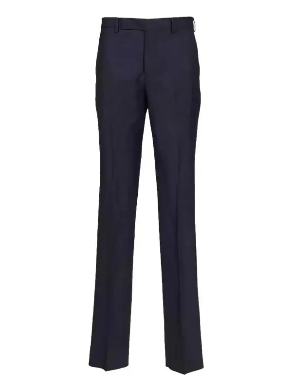 Paul Smith Pleat-detail Wool Trousers - Blue