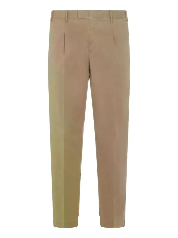 PT TORINO Belt-loops Pleated Trousers - Neutrals